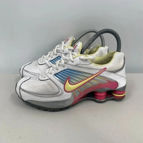Nike | Shoes | Nike Turbo 8 Shox Running Gym Shoes White Pink Ombre ...
